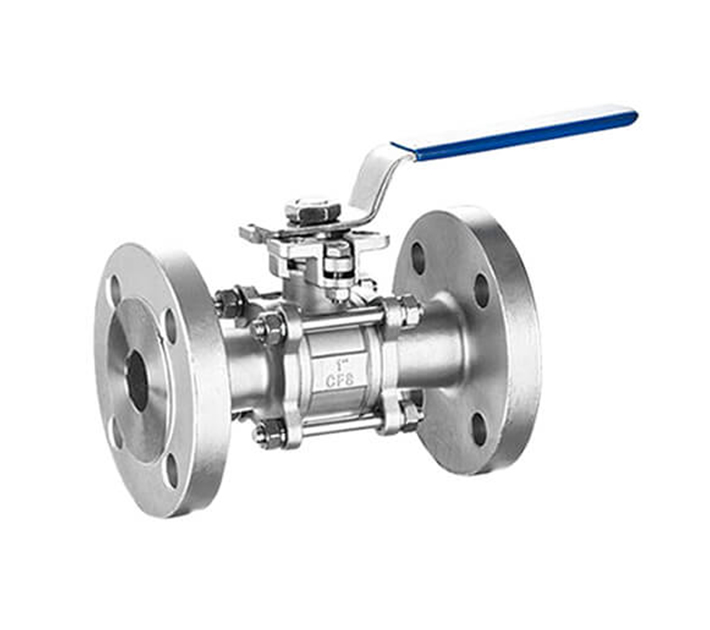 2 Piece flange type SS Ball Valve from China Manufacturer - WESDOM